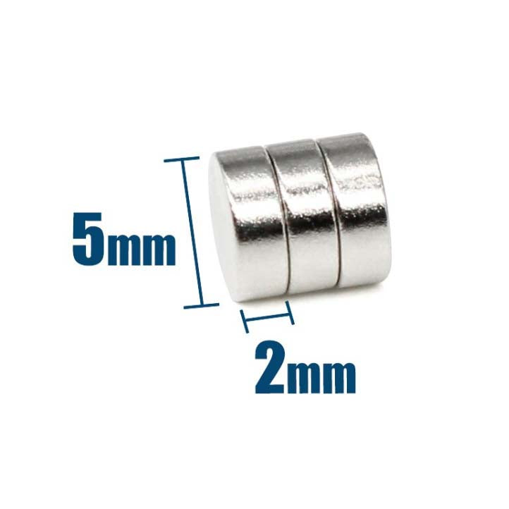 N45 Grade 5x2mm Neodymium Magnet Sri Lanka – TechShop.LK
