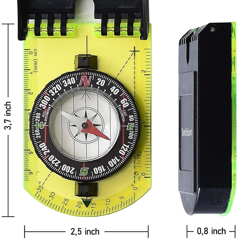 Navigation Compass with Sighting Mirror in Sri Lanka – TechShop.LK