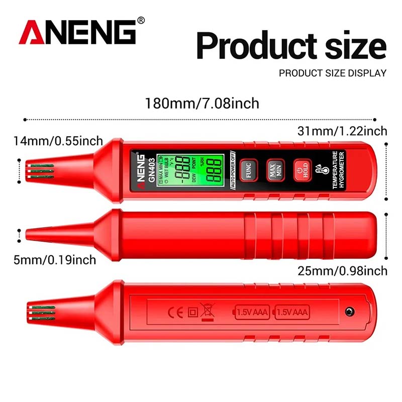 ANENG GN403 Thermometer & Humidity Meter in Sri Lanka – TechShop.LK