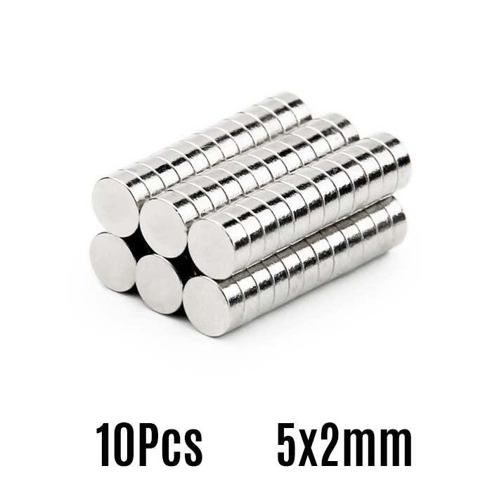 N35 Grade 5x2mm Neodymium Magnet Sri Lanka, Small Round Disk – TechShop.LK